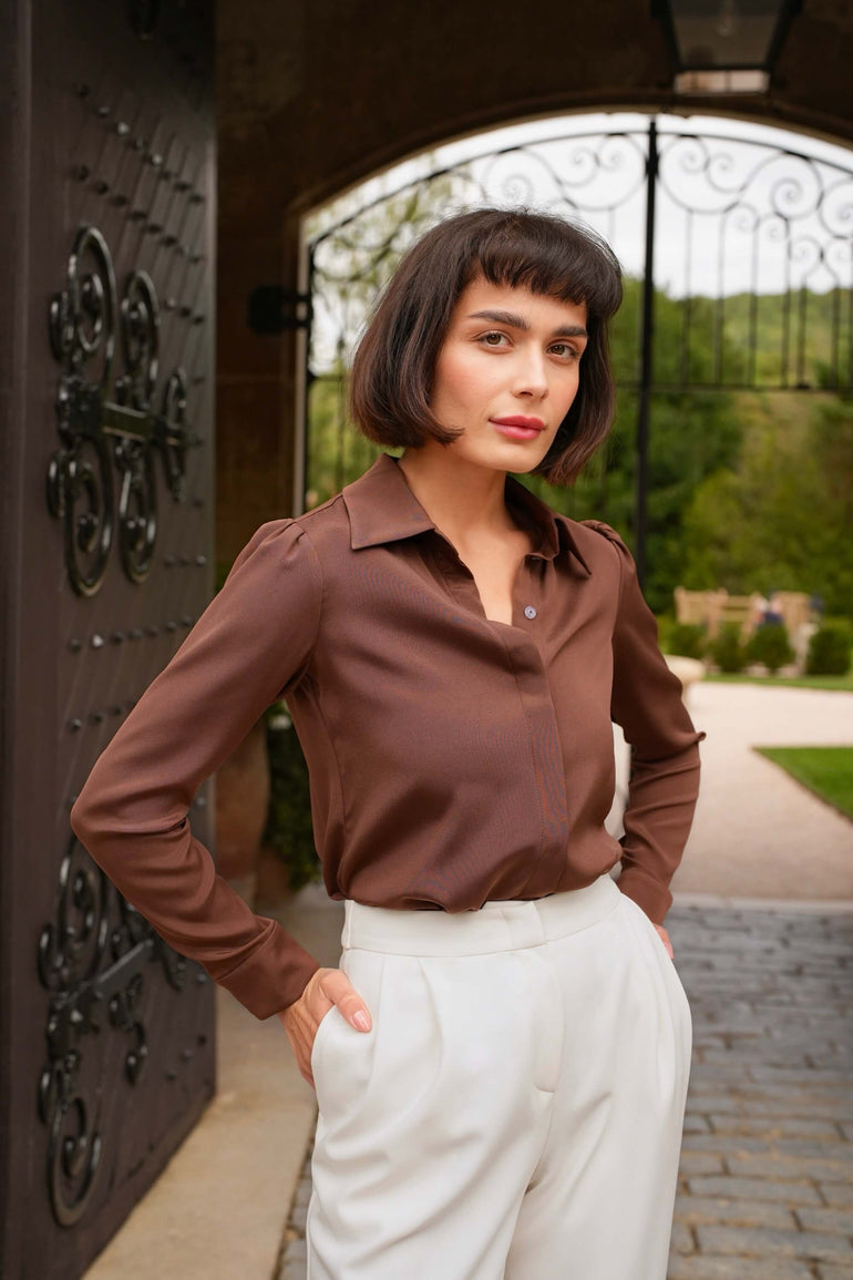 Women's Silk Blouses & Luxurious Silk Tops – Gaâla