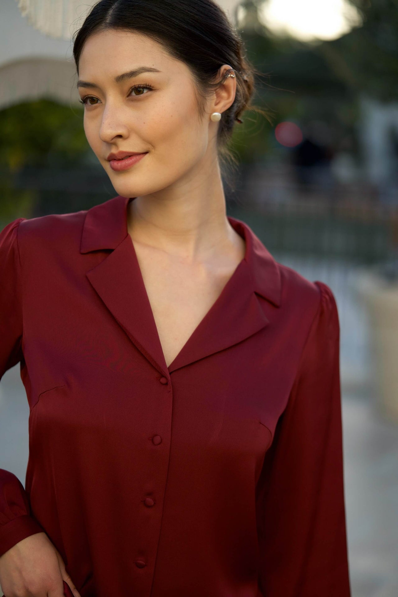 Stretch Silk Blouse Asya – Gaâla