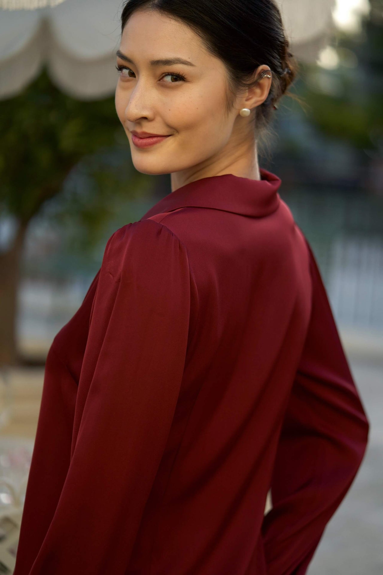 Stretch Silk Blouse Asya – Gaâla