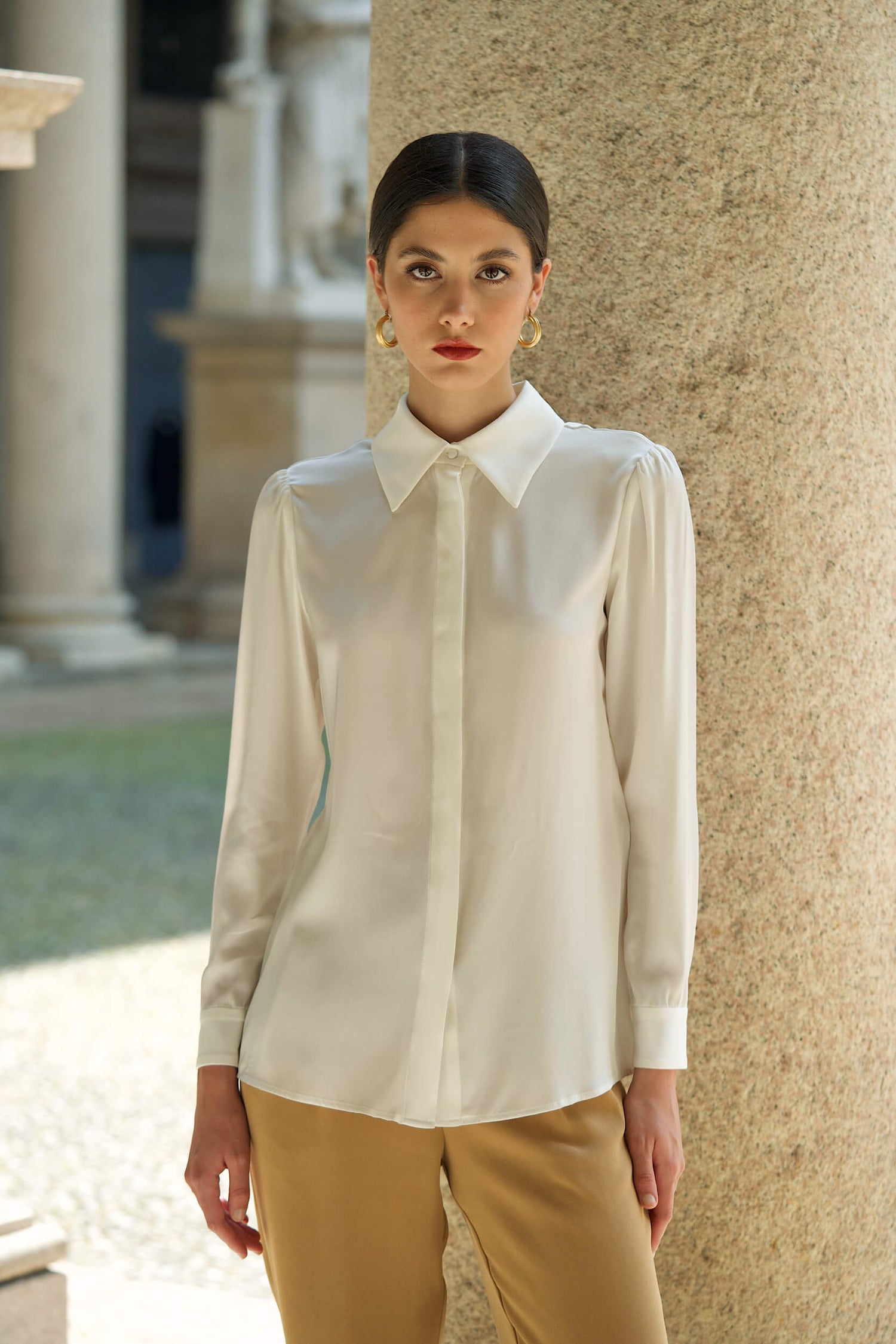Alexandra Silk Blouse – GAÂLA – Gaâla