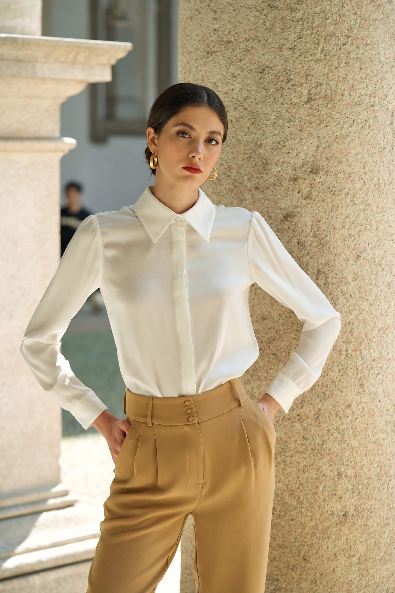 Alexandra Silk Blouse – GAÂLA – Gaâla