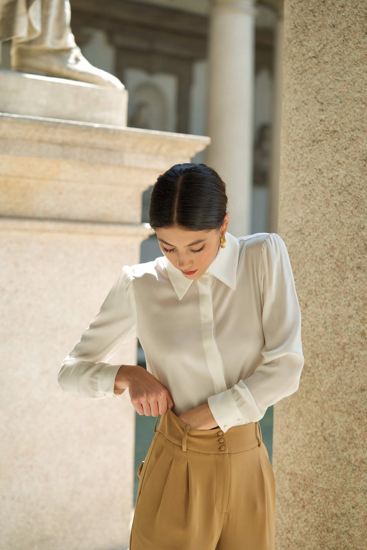 Alexandra Silk Blouse – Gaâla