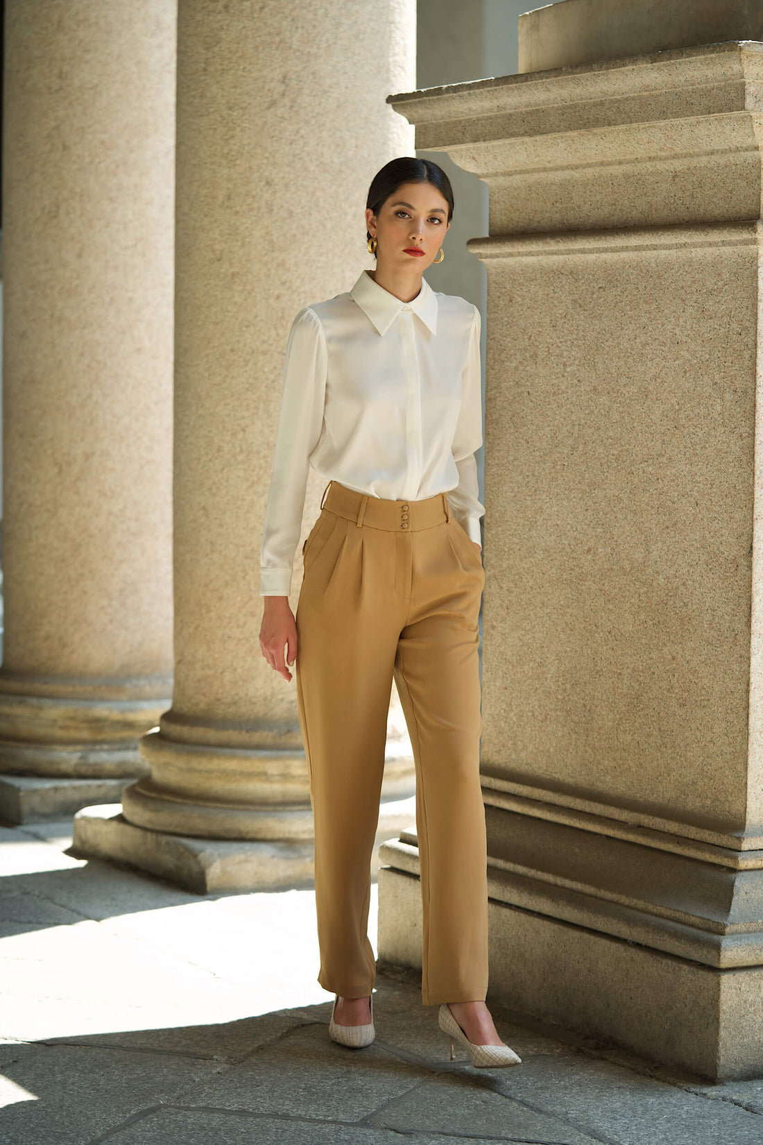 Alexandra Silk Blouse – GAÂLA – Gaâla