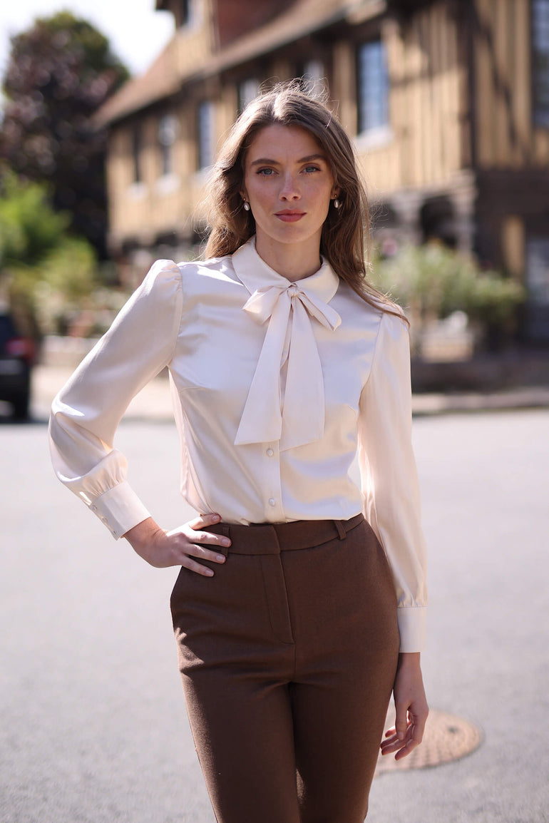Shop Traditional French Silk Blouses – Gaâla