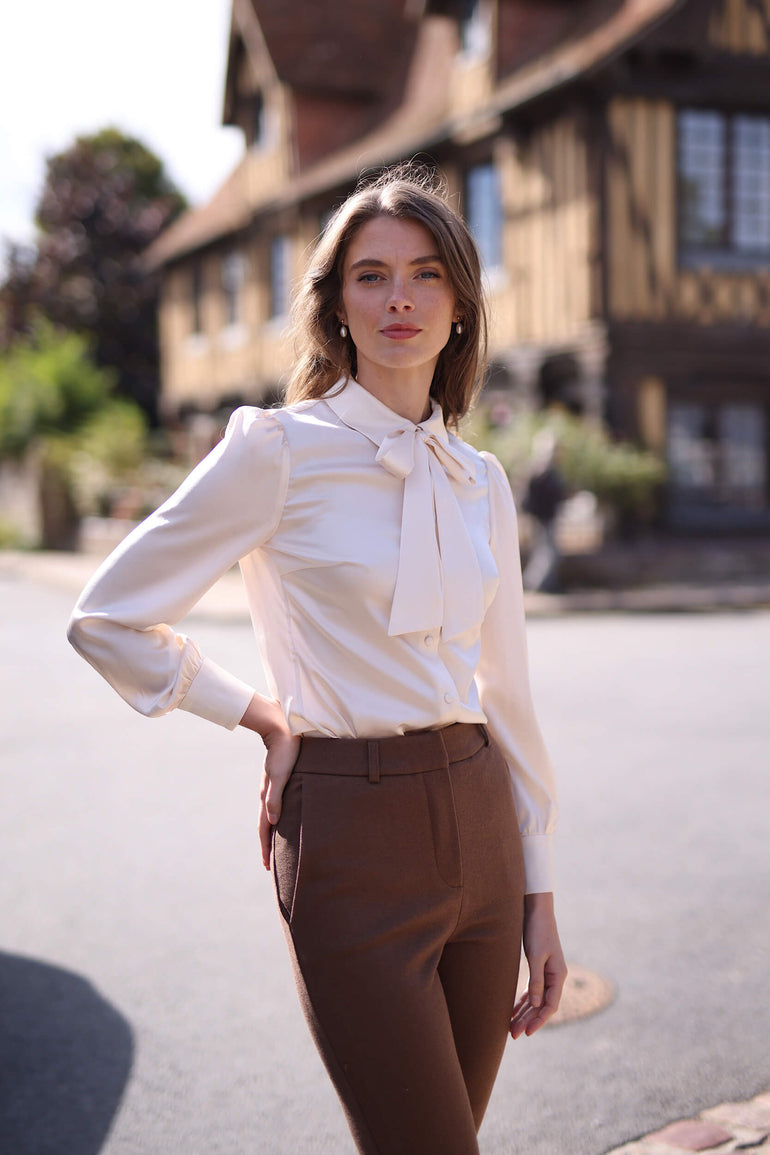 Shop Traditional French Silk Blouses – Gaâla