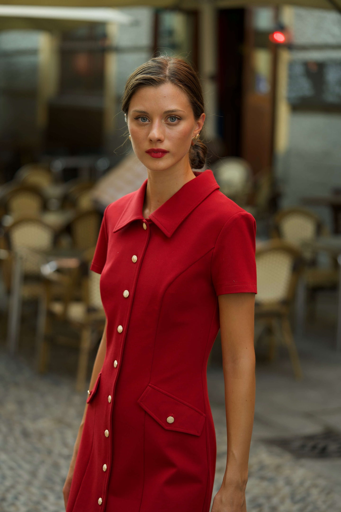 Mini Button-Down Dress Lea – Gaâla