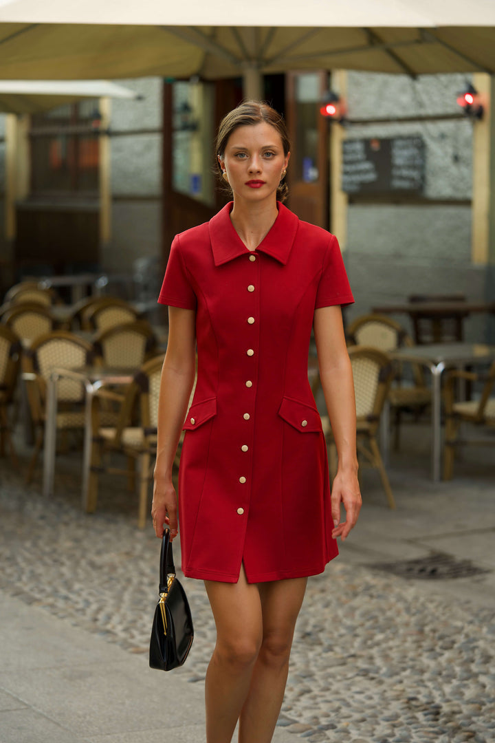 Mini Button-Down Dress Lea – Gaâla