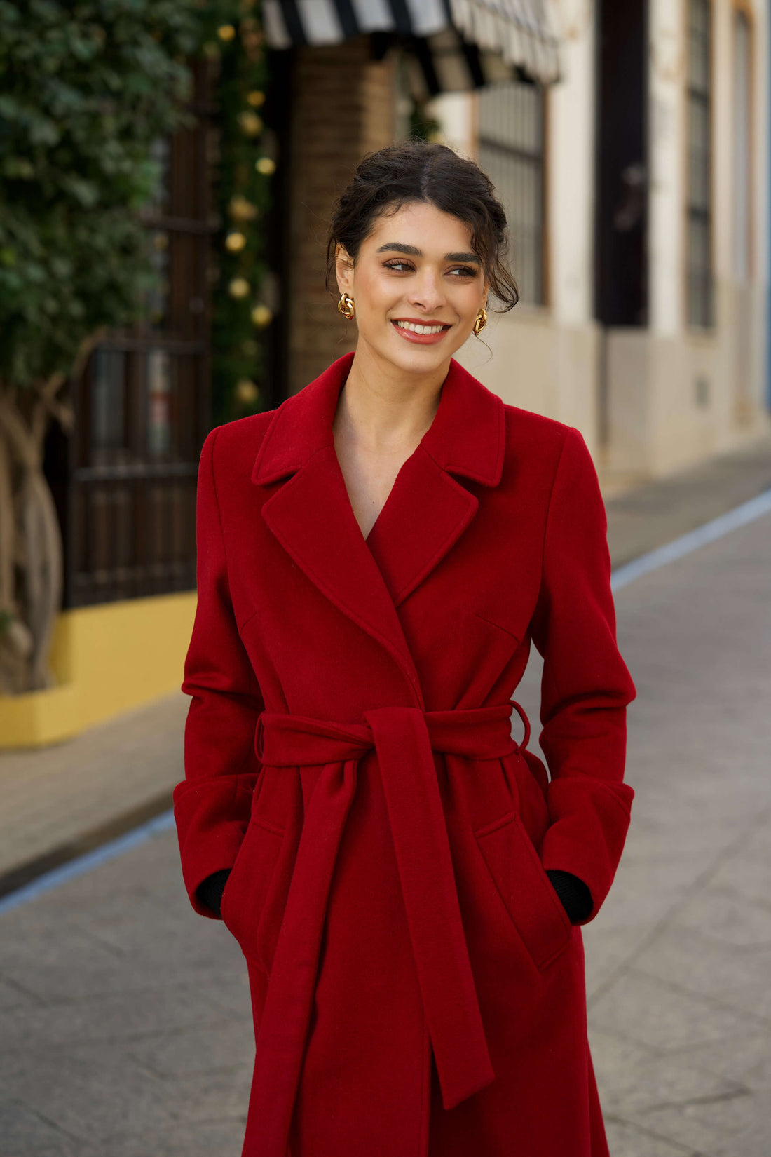 Midi Cashmere Coat Sabina – GAÂLA – Gaâla